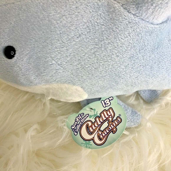 Cuddly Cousins | Toys | New Cuddly Cousins Shark Blue White Stuffed ...